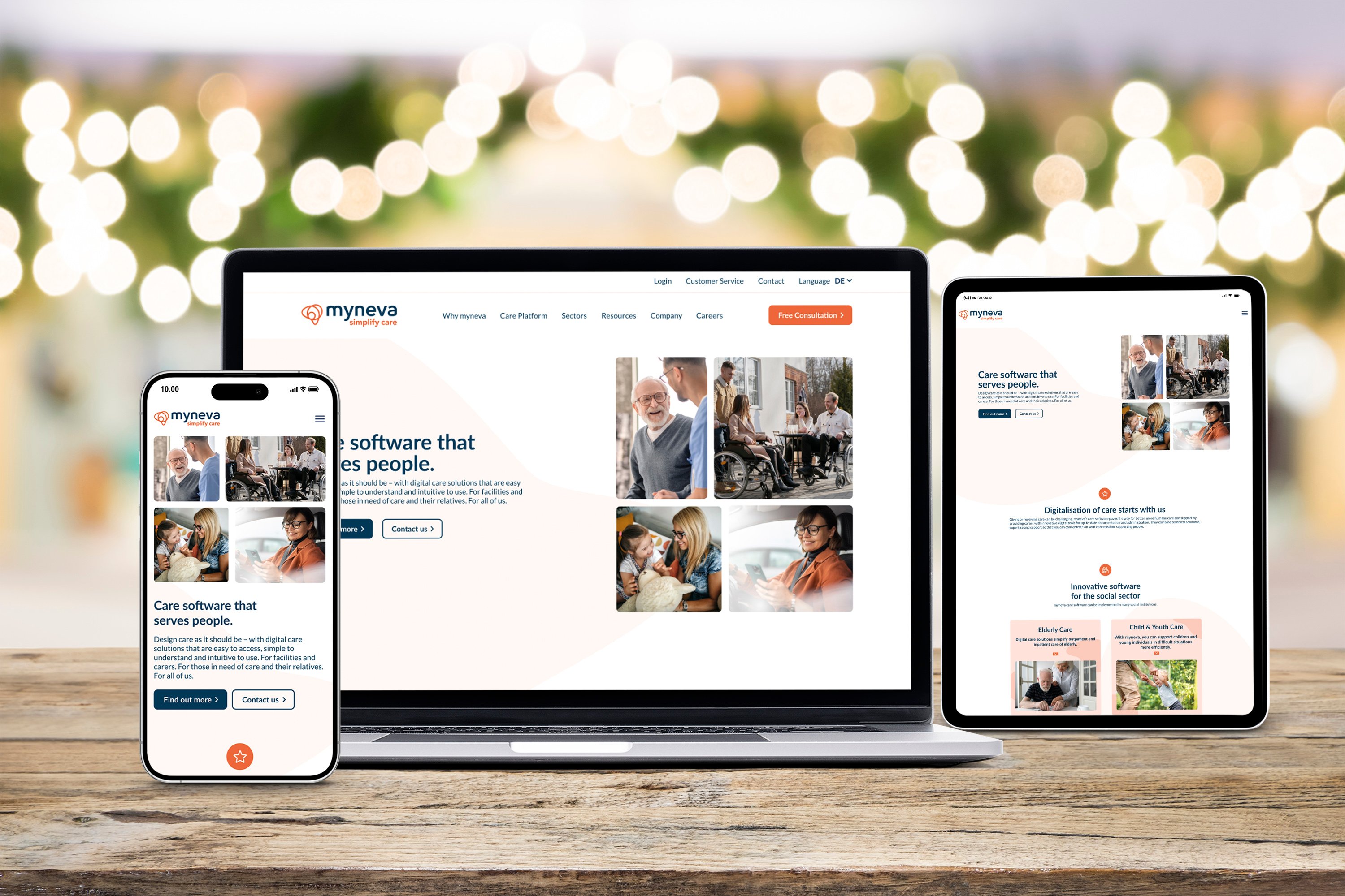 myneva completed new branding with website launch