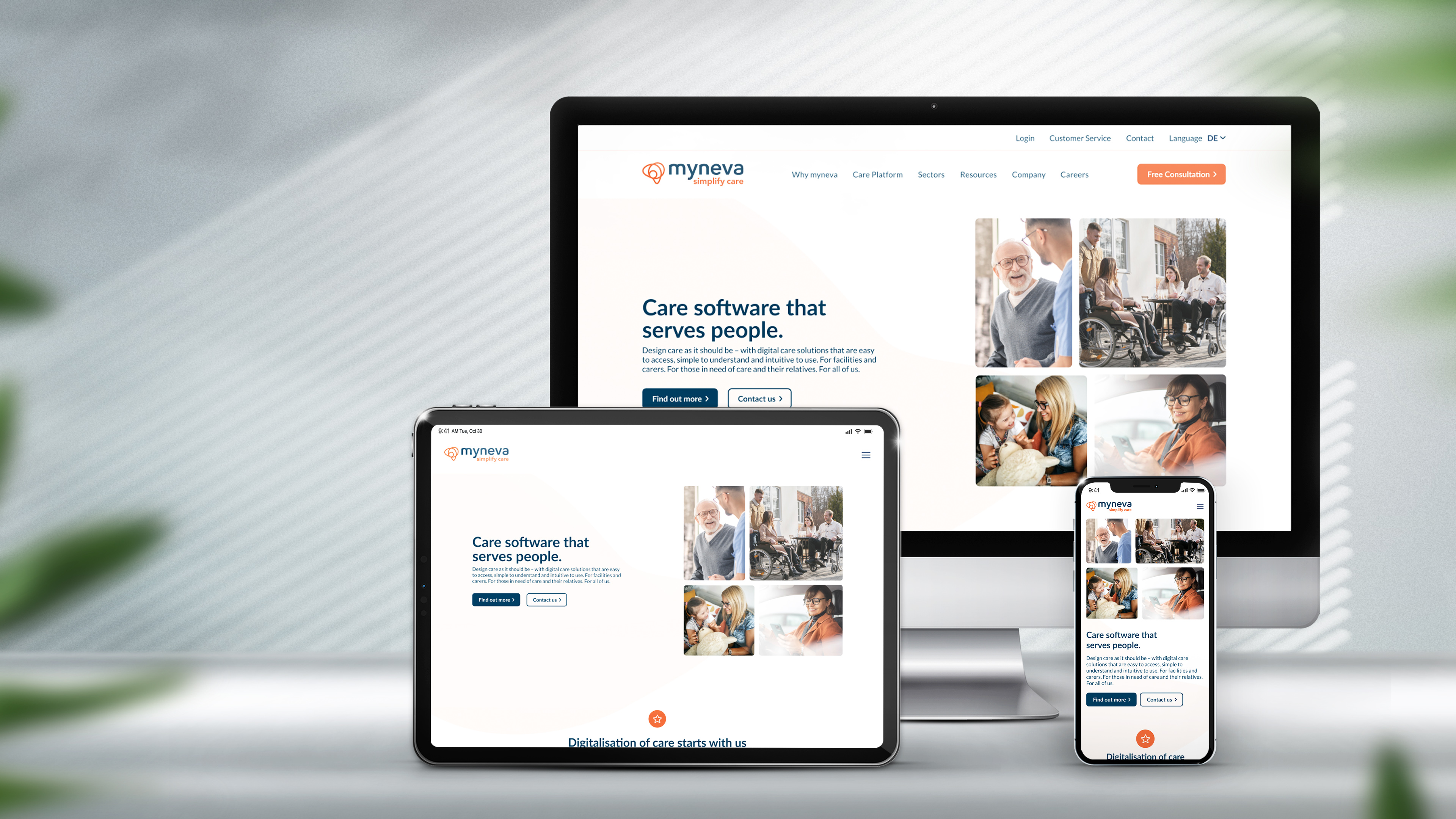 myneva completed new branding with website launch
